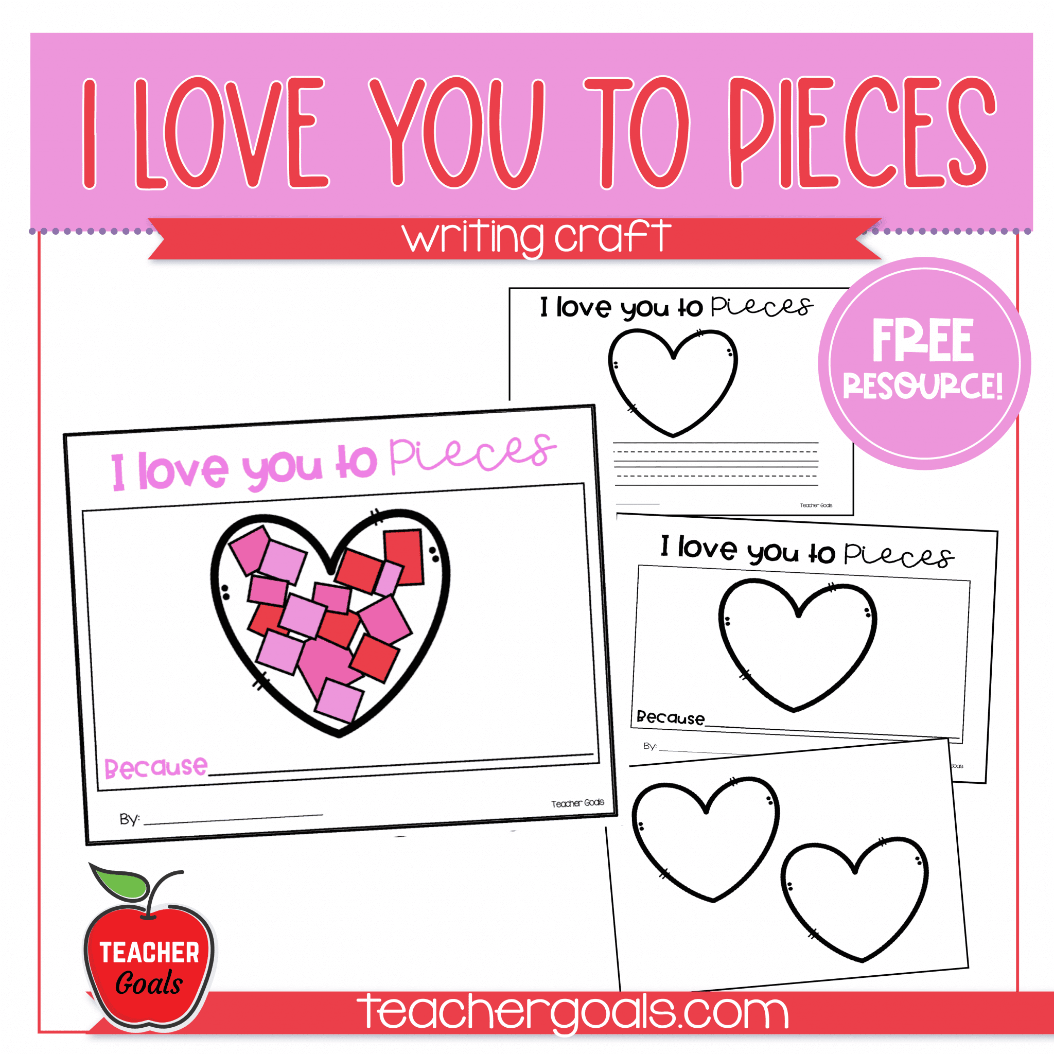 "Thanks for Helping Me Grow" Mother's Day Writing Craft - teachergoals.com