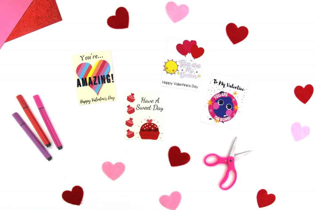 Classroom Printable Valentine's Cards for Your Students