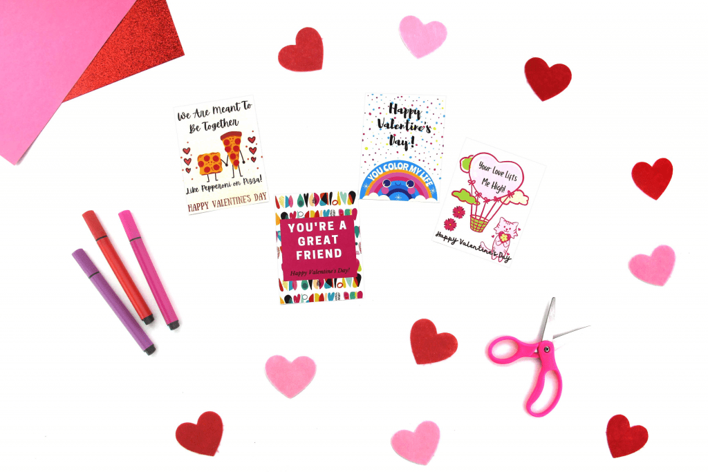Classroom Printable Valentine's Cards for Your Students