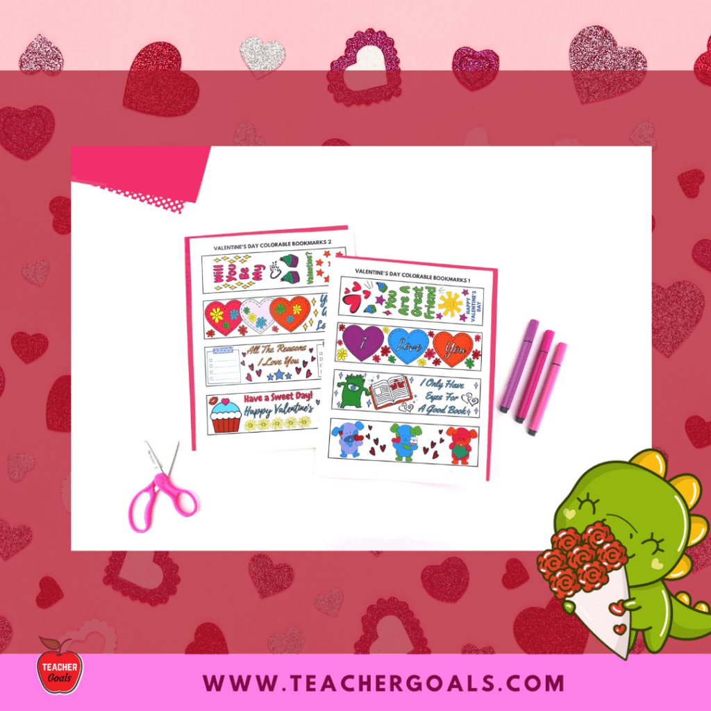 Valentine's Day Bookmarks for Your Classroom Party