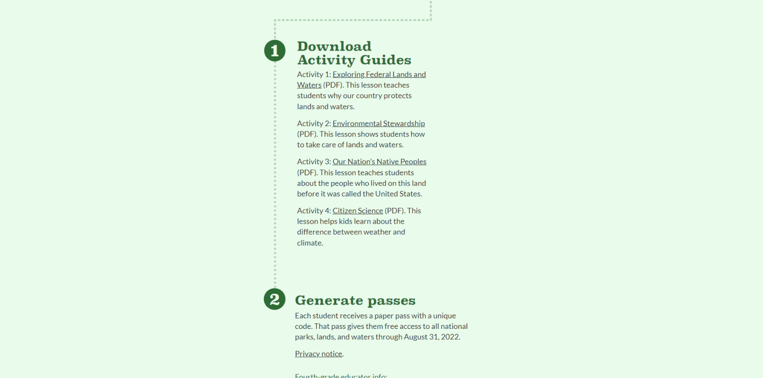 Your Guide To 'Every Kid Outdoors' National Parks Pass