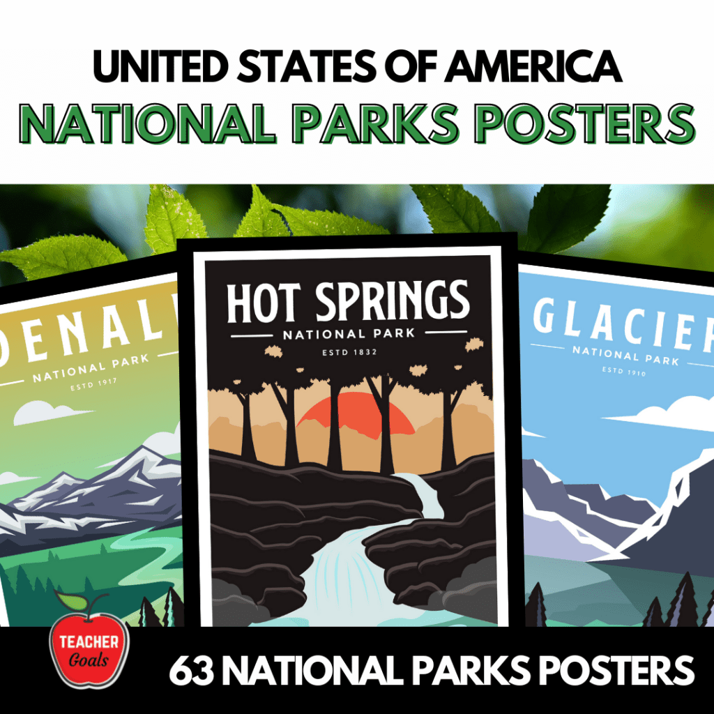 United States of America National Parks Posters - teachergoals.com