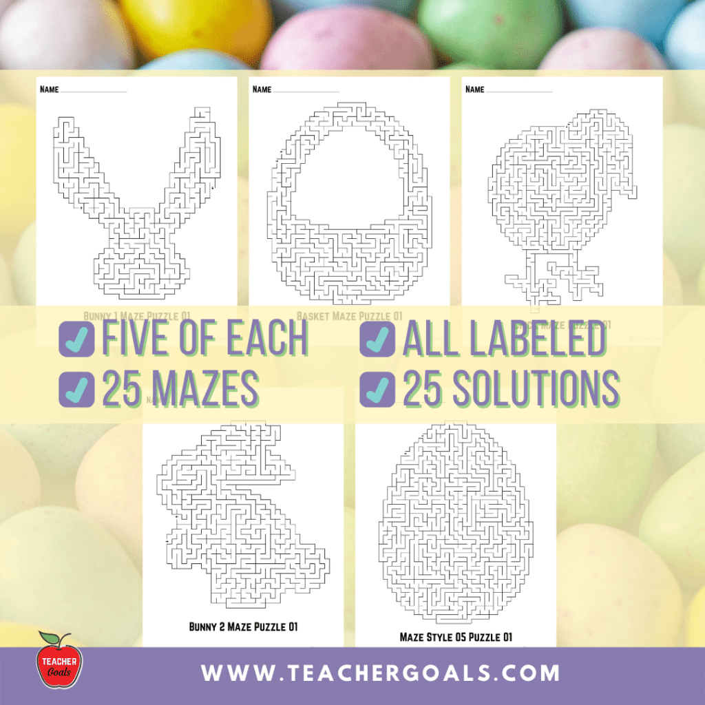 Crazy Easter Mazes for All Ages | Easter Activities