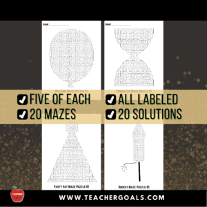 Crazy New Year's Mazes for All Ages | Volume 1