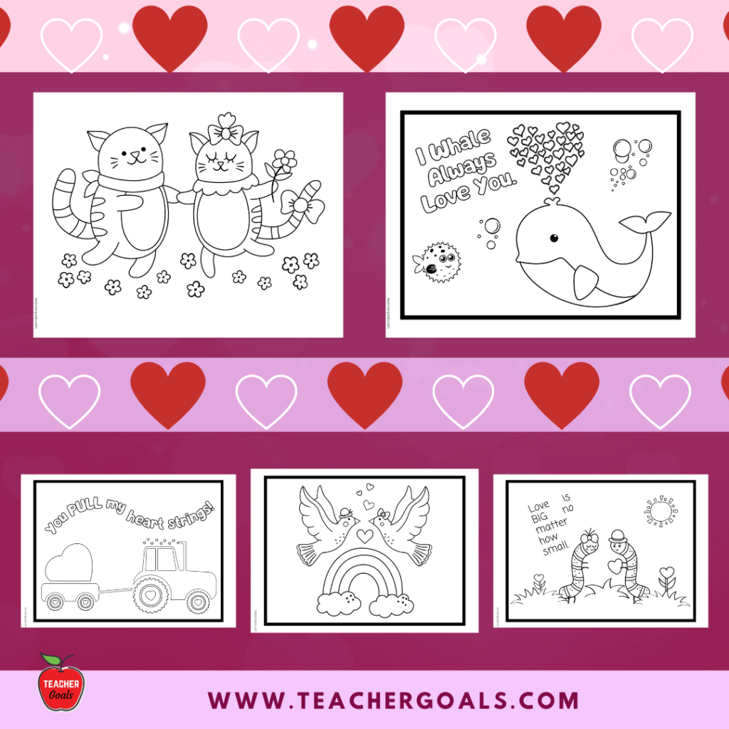 Valentine's Day Coloring Book & Activity Book | TeacherGoals