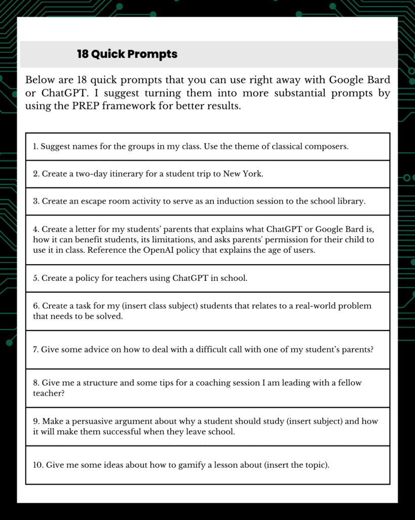 FREE Resources with Your Copy of The AI Classroom