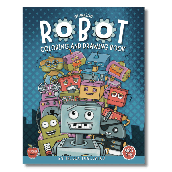 Amazing Robot Coloring & Drawing Book | Peter O'Meter