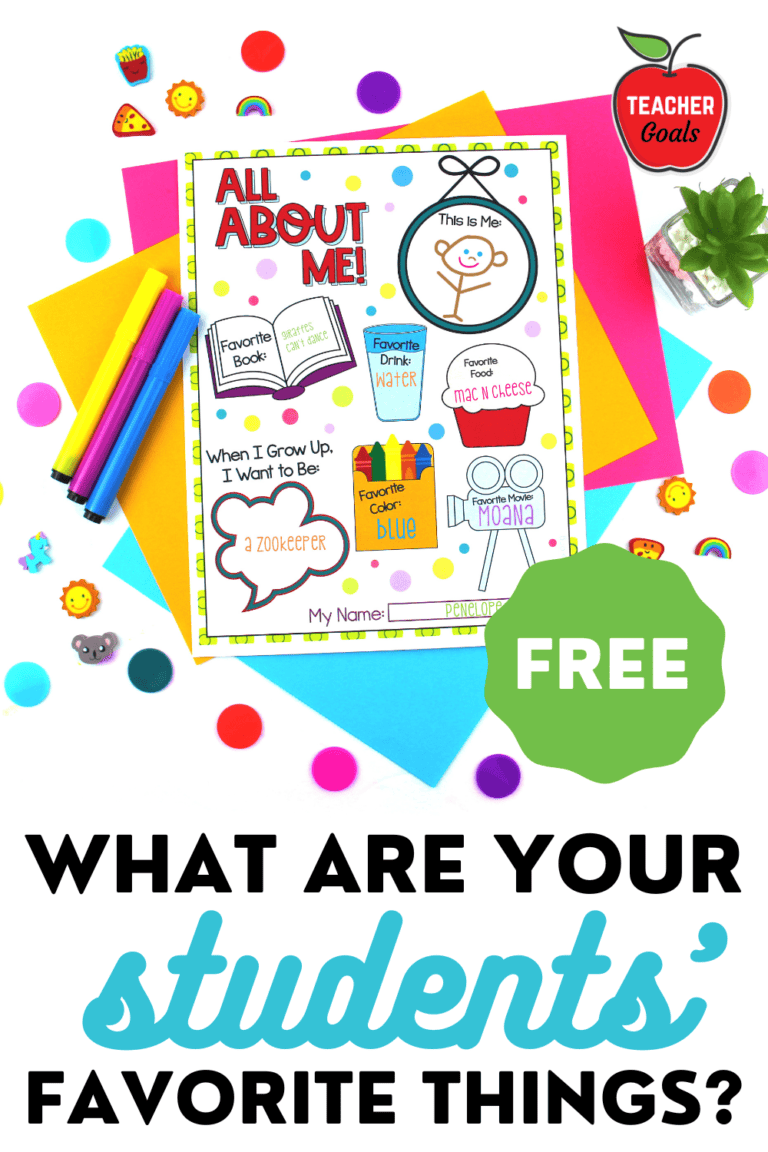 "All About Me" Freebie for Back to School | Elementary